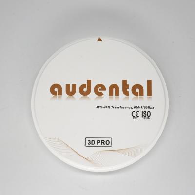 China Dental 3D Pro Dental Zirconia Block with CE Certificate for sale
