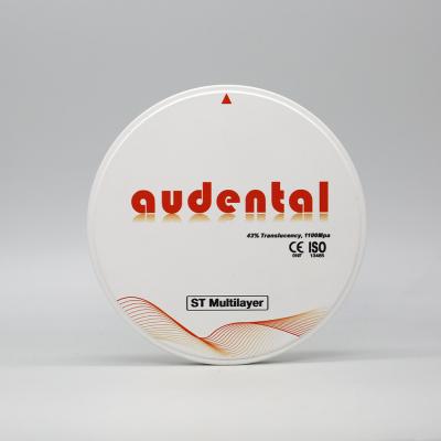 China Advanced ST/DST Multilayer Dental Zirconia Block with CE Certification for sale
