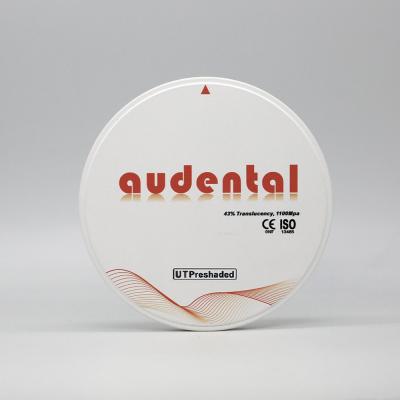 China Dental Good Price UT/DUT White Zirconia Block for Dental Lab for sale