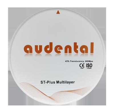 China Dental Lab ST/DST Plus Multilayer Zirconia Block with High Translucency for Dental Lab for sale