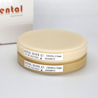 China Audental Mono Multilayer Resin CAD CAM Material Punk Blank PMMA Block for sale