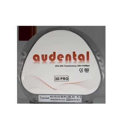 China 3D White Blank Dental Zirconia Block for Superior Aesthetics and Function for sale
