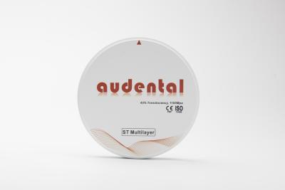 China 43% Translucency Multilayer Zirconia Block for Achieving Optimal Dental Restorations for sale