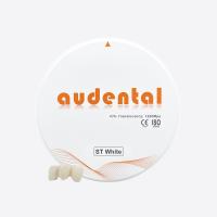 China Strength ST/DST White Zirconia Block Carton Packaging 41-43% Translucent Dental Restorations for sale