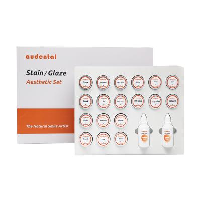 China Dental Lab Stain & Glaze Paste 25ml Liquid 4g 3D Glaze Paste Stain and Glazing Material for sale