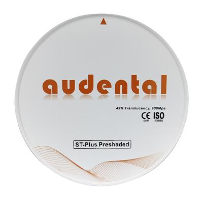 China Achieve Perfection with Audental ST Plus Preshade Dental Zirconia Block for Superior Result for sale