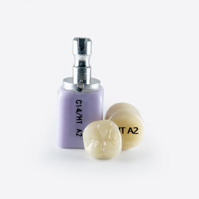 China Audental Dental Lab Materials Glass Ceramic Zirconia Block Lithium Disilicate Block Ingot for Dental Restoration for sale