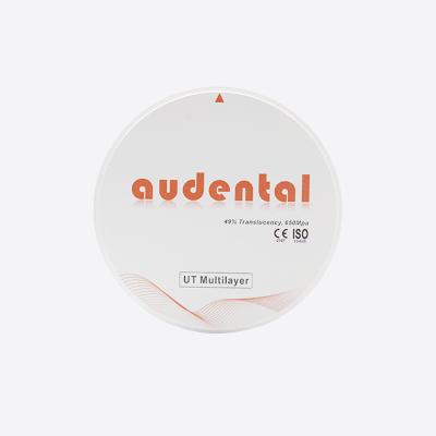 China Multilayer Zirconia Block Featuring High Flexural Strength and Translucency for and Natural Looking Dental Restorations for sale