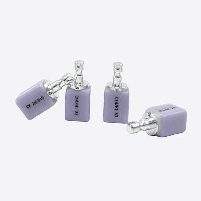 China Dental Glass Ceramics Lithium Disilicate Material Engineered for Veneers Crowns Inlays Onlays and 3 Unit Anterior Bridges for sale