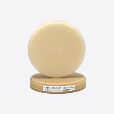 China Dental Pmma Block Pink A2 Denture Base Gum Shade Featuring Flexural Strength 150Mpa and Low Water Absorption for Dental Restorations for sale
