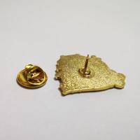 China 27mm Custom Soft Enamel Pin Odawara Castle Souvenir Badge Gold Electroplated Iron for sale
