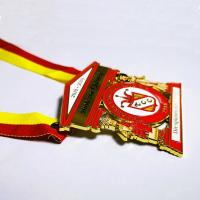 China German Style Carnival Medal Diecast 2.5mm Zinc Alloy with White Felt Back for Clubs for sale