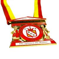 China German Style Carnival Medal Diecast 2.5mm Zinc Alloy with White Felt Back for Clubs for sale