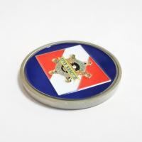 China Dive Rescue 3D Relief Brass Metal Coins Antique Silver Plating Soft Enamel 1.5 Inch 3mm for sale