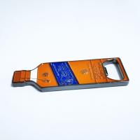 China Modern Metal Bottle Opener 5mm Thick Diecasting Black Nickel Finish 90x29mm for sale