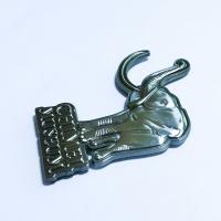 China Custom Zinc Alloy Fridge Magnets 80x70mm Brushed Polishing Decorative Refrigerator Magnets for sale