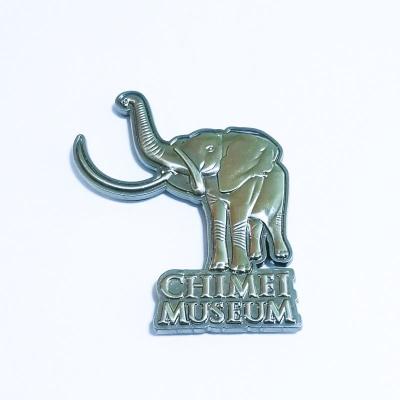 China Custom Zinc Alloy Fridge Magnets 80x70mm Brushed Polishing Decorative Refrigerator Magnets for sale