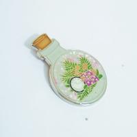 China Custom Soft Enamel Pins 40x27mm Bottle Shape Silver Plating Epoxy Dome Lapel Pins for sale