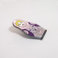 China Nesting Doll Custom Enamel Pins Epoxy Coated With Laser Engraving Texts for sale