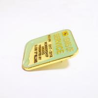 China Custom Soft Enamel Pins 1.5 Inch Iron Stamped Epoxy Coated with Metal Clutches for sale