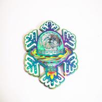 China Custom 2.5 Inch Snowflake Soft Enamel Pins Die Casted Rainbow Plated Zinc Alloy Lapel Pins for sale