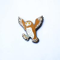 China Custom 35mm Hard Enamel Pins Animal Theme Black Nickel Finish Dog Paw Back for sale