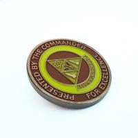 China Die Cast Black Nickel Finish Zinc Alloy Metal Coins 45mm Round Collectible Munitions Squadron for sale
