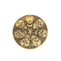 China Custom 3D Die Cast Metal Challenge Coin 1.75 Inch Antique Brass 7 Deadly Sins Design for sale