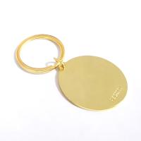 China Iron Souvenir College Metal Key Chains With 30mm Flat Split Ring for sale