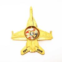 China Zinc Alloy Military Airplane Bottle Opener 115x85mm Naval Aviation Rotating Design for sale