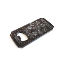 China 3D Zinc Alloy Metal Bottle Opener USN USS Chiefs Mess Black Finish 8mm Thick for sale