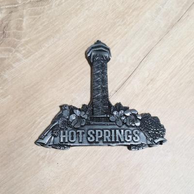 China Custom 3D Zinc Alloy Fridge Magnets Japan Travel Souvenir Antique Finish Die Casting for sale