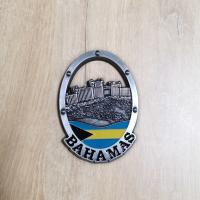 China 3D Bahamas Zinc Alloy Custom Fridge Magnets Antique Finish Travel Souvenir 5x3cm for sale