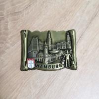 China Custom Zinc Alloy Fridge Magnets Antique Finish 3D Travel Souvenir Metal Refrigerator Magnets for sale