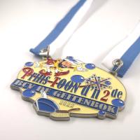 China Custom Soft Enamel Carnival Prince Medal 2.5mm Thick Nickel Plating with Ribbon for sale