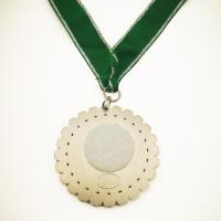 China Narren Design Soft Enamel Carnival Medallion 3D Silver Plating Back With Velcro for sale