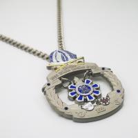 China Custom 3D Carnival Celebration Medal Zinc Alloy Diecasting 3.5mm Two Tone Plating for sale