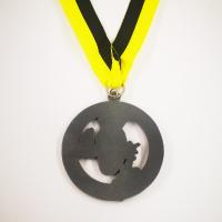 China Zinc Alloy 3D Carnival Medal Black Nickel Plating H58xW58mm for German Celebration for sale