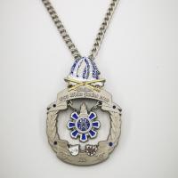 China Custom 3D Carnival Celebration Medal Zinc Alloy Diecasting 3.5mm Two Tone Plating for sale