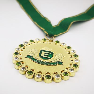 China 3D Soft Enamel Carnival Medal Back With Stickers Different Plating Options for sale