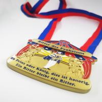 China Commemorative Carnival Session Medallion Gold Plating With Back Stamp for sale
