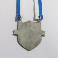 China 3D Diecast Zinc Alloy Carnival Medal Antique Silver 75x80mm with Ribbon for sale