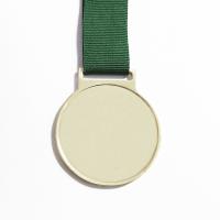 China Custom Stamping Brass Medal 50mm Silver Plated Time Trial Association with Lanyard for sale