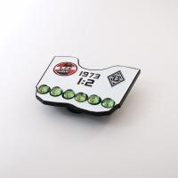 China Custom Black Dye Finish Football Game Collectible Lapel Pin 45x35mm Iron Soft Enamel for sale