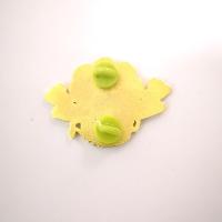 China Custom Gold Soft Enamel NYE Run Party Pin 50x32mm with Glitter Colors for sale