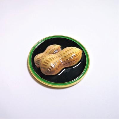 China Round Zinc Alloy 3D Deez Nut Challenge Coin 2.5 Inch Gold Finish UV Printed for sale