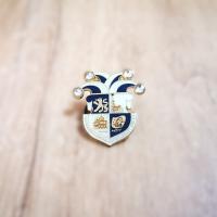 China Custom 25mm Soft Enamel Lapel Pin with Epoxy Coating Iron Carnival Design Butterfly Clutch for sale