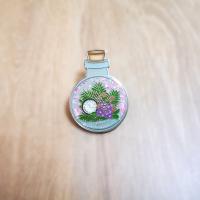 China Custom Perfume Bottle Shape Soft Enamel Lapel Pin 40mm Glitter Colors Epoxy Coated for sale