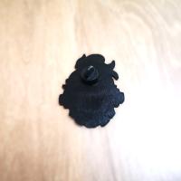 China Custom Soft Enamel Lapel Pin 50mm Iron Black Dyed Goblin Slayer Anime Design for sale