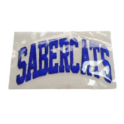 China OEM Custom Design Woven Patch 3D Embroidery Patch Bulk Fast Delivery for Garment Accessories for sale